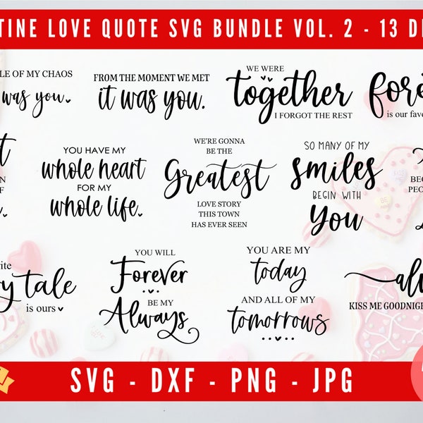Love Quotes Svg - Etsy