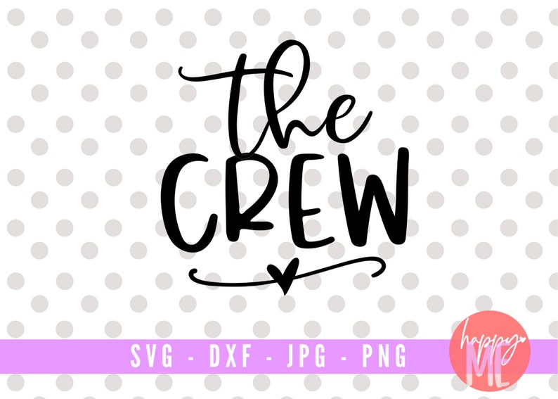 The Crew SVG Cousin Squad SVG Cousin Tribe Svg Dxf and Png - Etsy