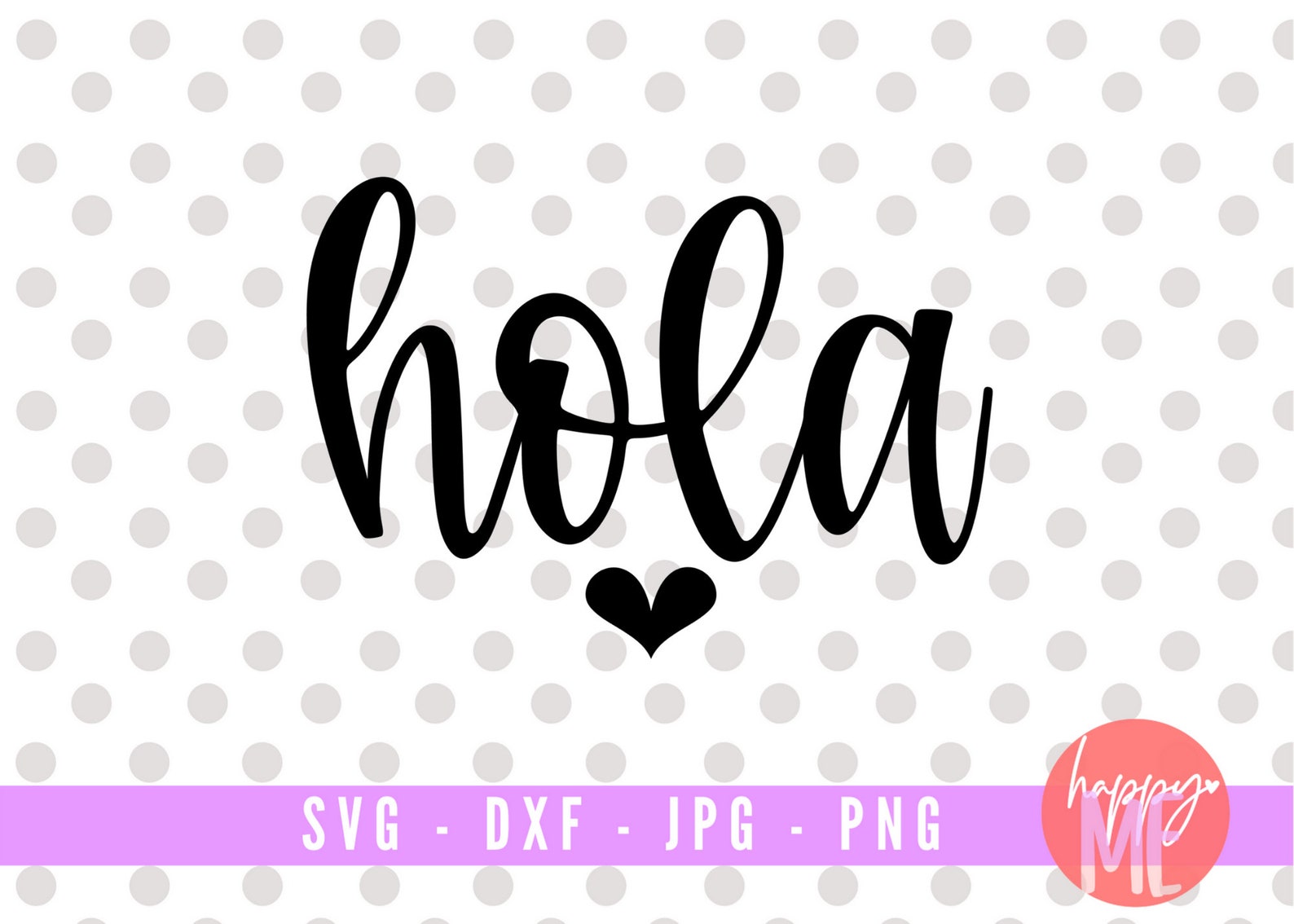 Hola SVG Hello Sign SVG Aloha SVG Hello Svg Dxf and Png | Etsy