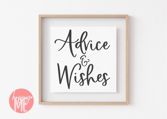 Advice and Wishes SVG Cards and Gifts Svg Cards and Wishes - Etsy