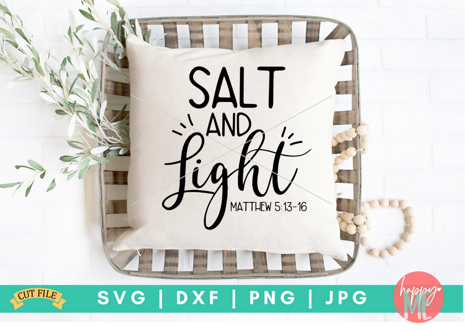 Salt and Light Matthew 5: 13-16 Christian Digital Cut File - Etsy