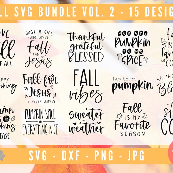 Fall Quote Svg - Etsy