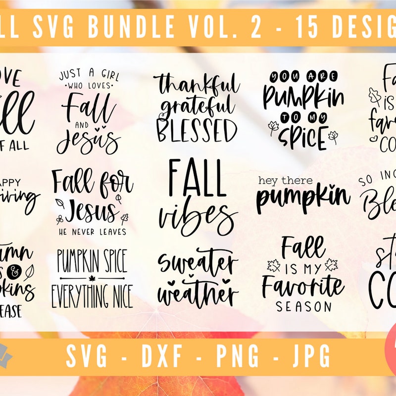 Fall Quote Svg - Etsy