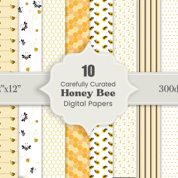 Bumble Bee Papers - Etsy