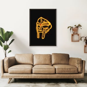 MF DOOM Art Mf Doom Poster, Mf Doom Wall Art, Mf Doom Prints, Hip Hop ...