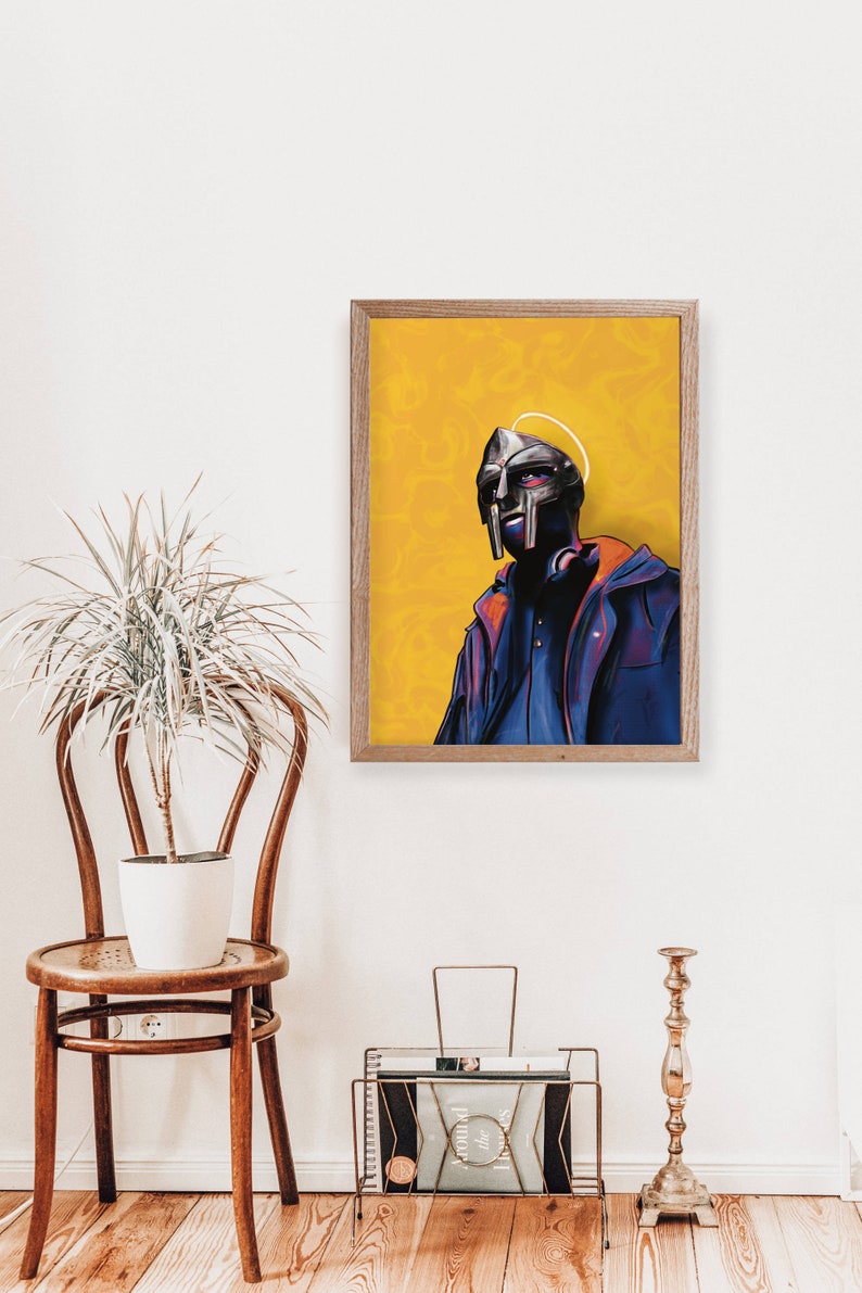 MF DOOM Art Mf Doom Wall Art Mf Doom Poster Mf Doom - Etsy UK