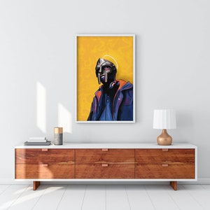 MF DOOM Art - Mf Doom Wall Art, Mf Doom Poster, Mf Doom Prints, Hip Hop ...