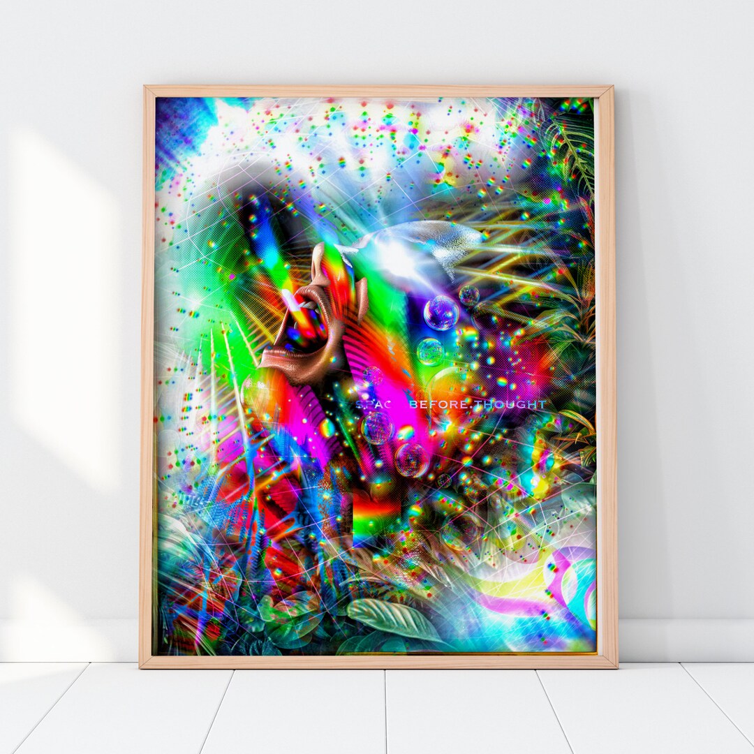 ETHEREAL ECHOES - Visionary Artwork Giclée Poster - 16 X 20 Inch - Etsy