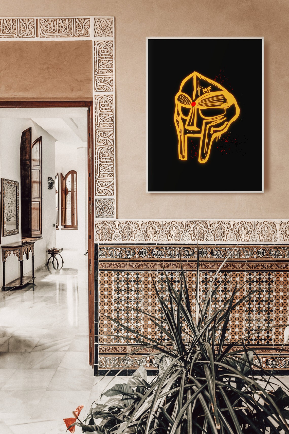 MF DOOM Art Mf Doom Poster Mf Doom Wall Art Mf Doom | Etsy