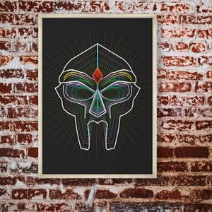 MF DOOM Art DOOM Poster Mf Doom Prints Rap Art Hip Hop - Etsy