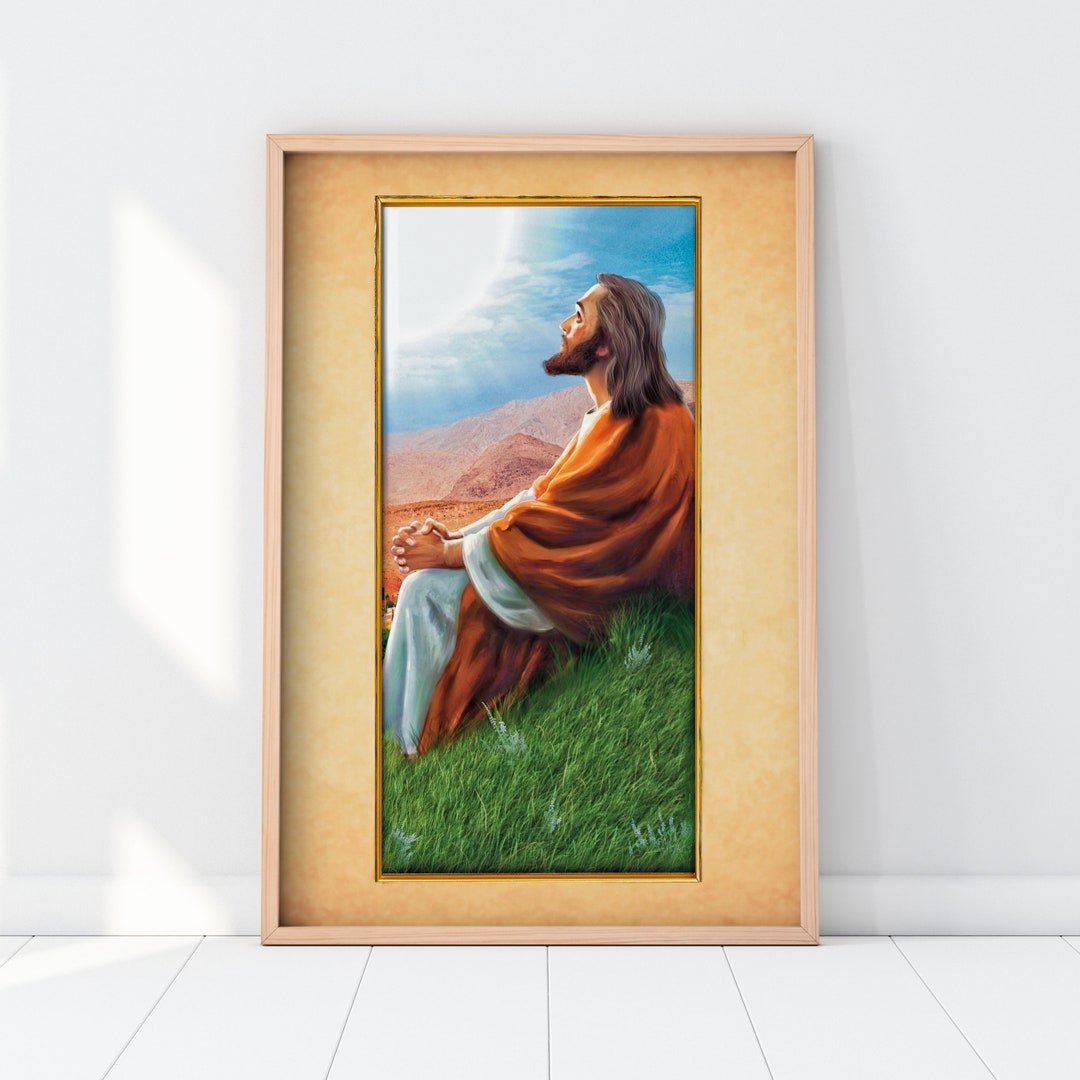 JESUS CHRIST Poster - Giclée Print, Jesus Print, Jesus Christ Art ...