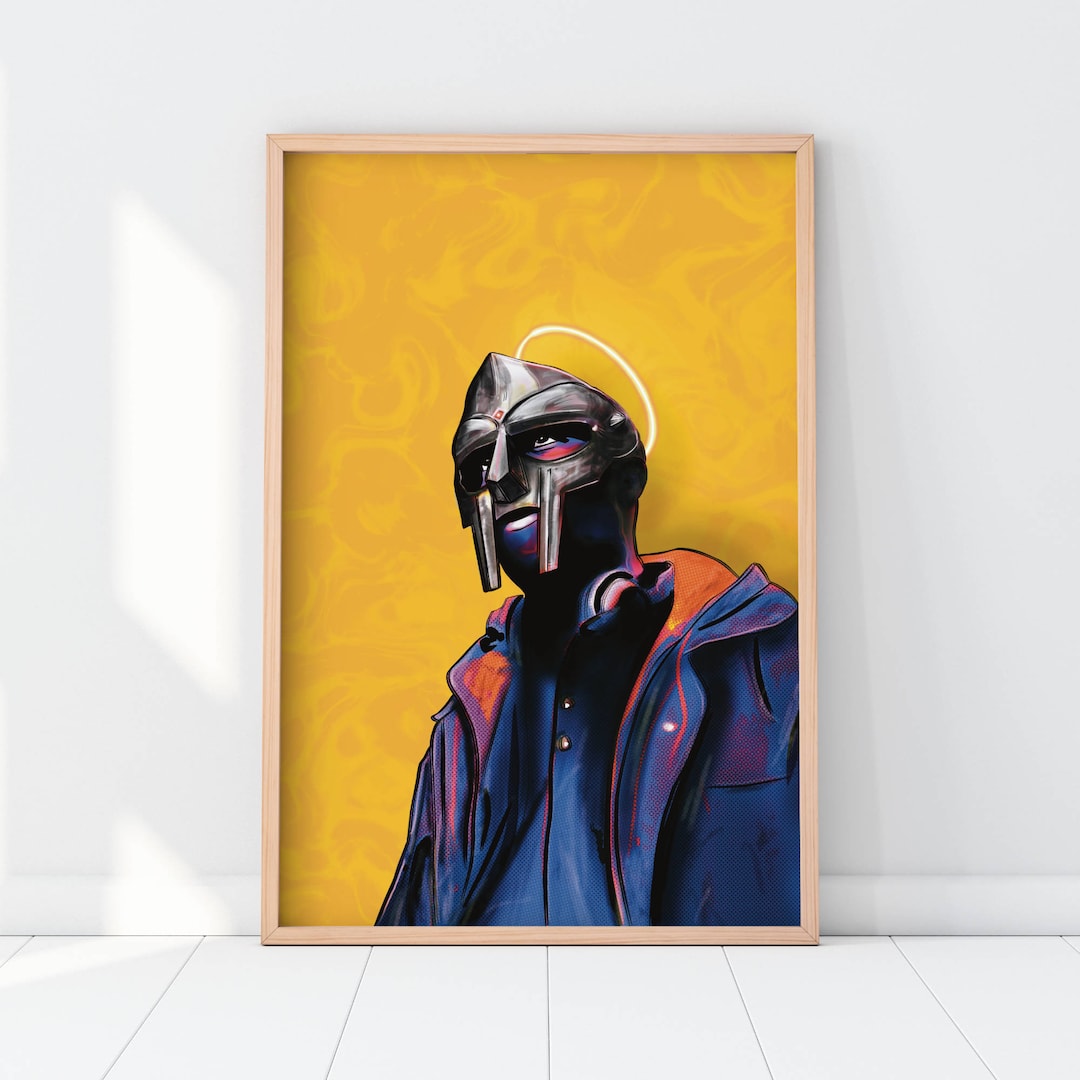 MF DOOM Art - Mf Doom Wall Art, Mf Doom Poster, Mf Doom Prints, Hip Hop ...