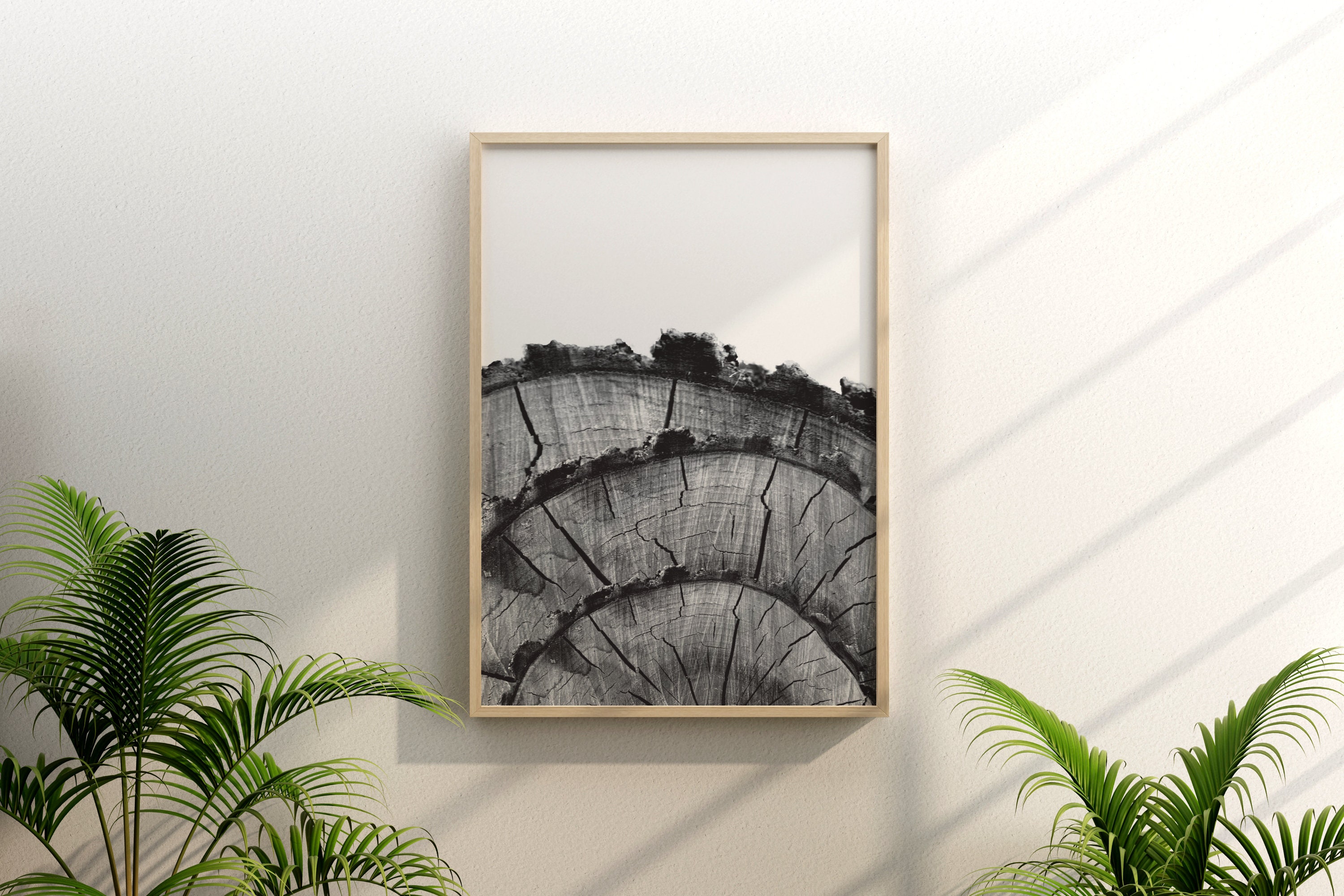TREE RING PRINTABLE Tree Ring Art Digital Download Tree | Etsy