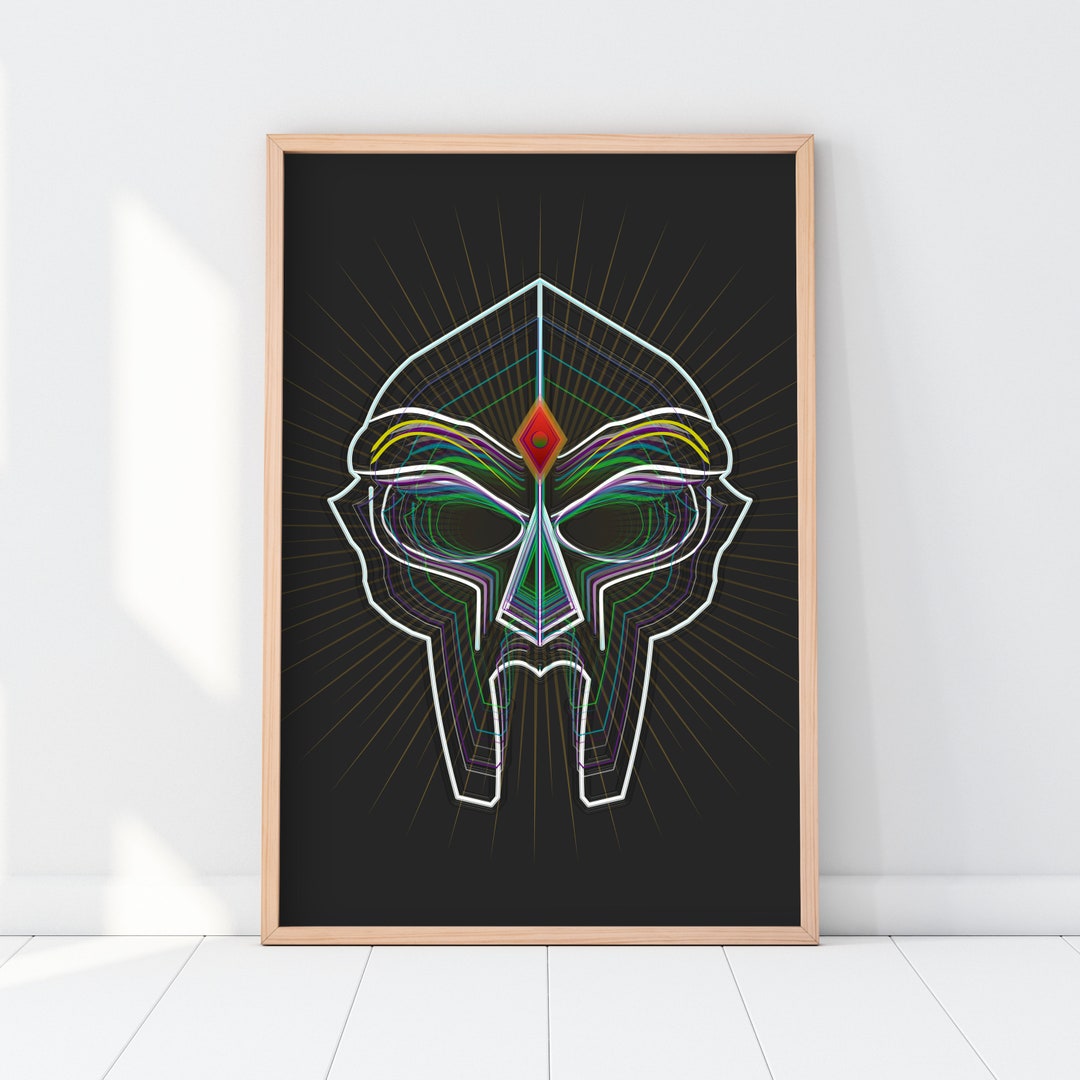MF DOOM Art DOOM Poster Mf Doom Prints Rap Art Hip Hop - Etsy