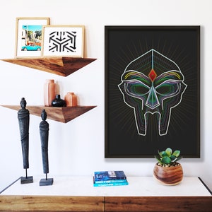MF DOOM Art DOOM Poster Mf Doom Prints Rap Art Hip Hop - Etsy