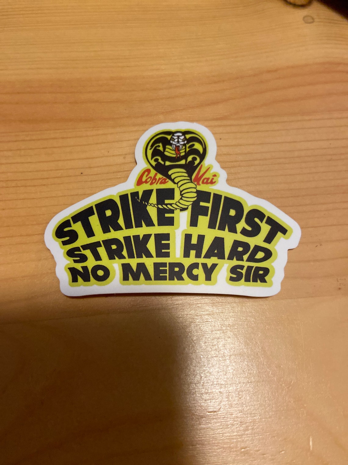 Cobra Kai Strike First Strike Hard No Mercy Sir Karate Kid Movie Show ...