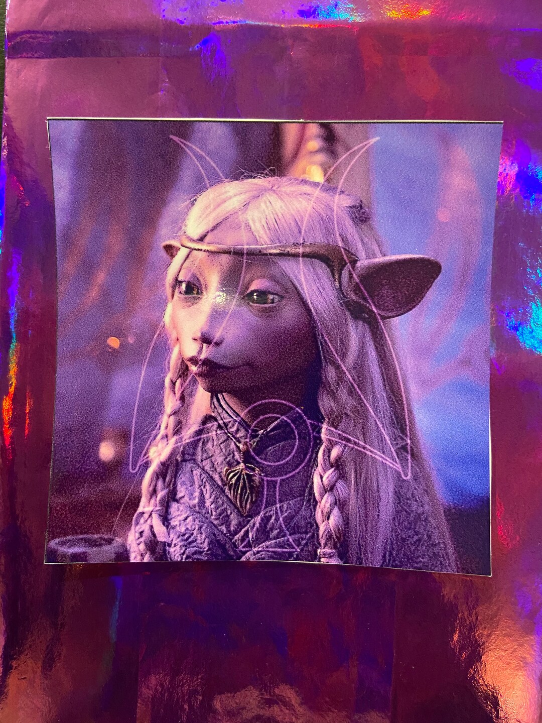 Vinyl Waterproof Laminated Glossy Laptop Car Gelfling Dark Crystal Age ...