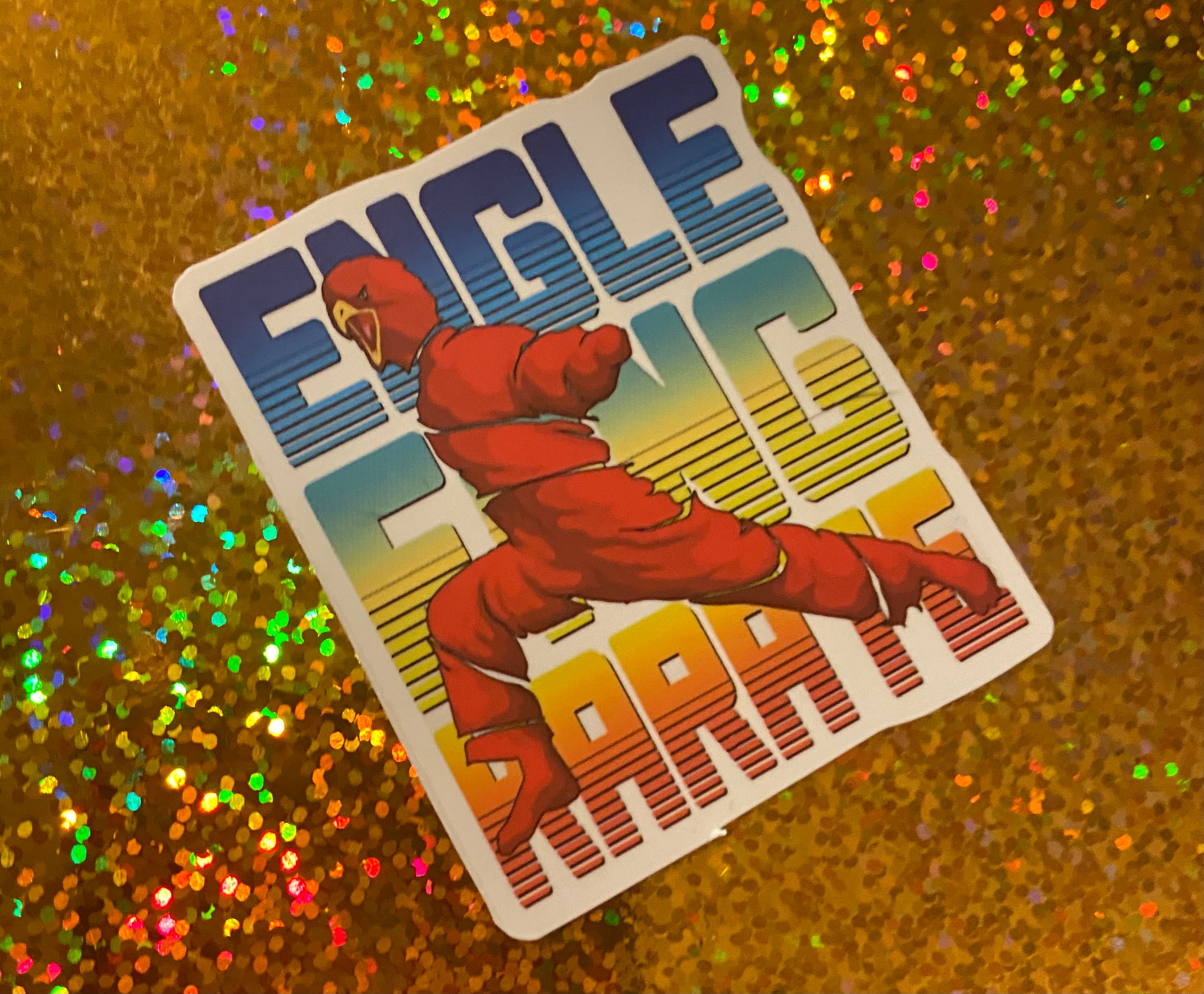 Eagle Fang Karate Kid Cobra Kai Stance Red Gi Movie Waterproof Vinyl Decal Laptop Small Sticker ...