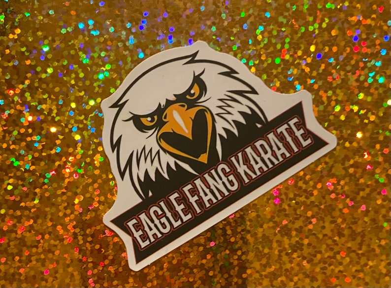 Eagle Fang Karate Kid Cobra Kai Logo Mascot Graphic Lightweight Vinyl ...