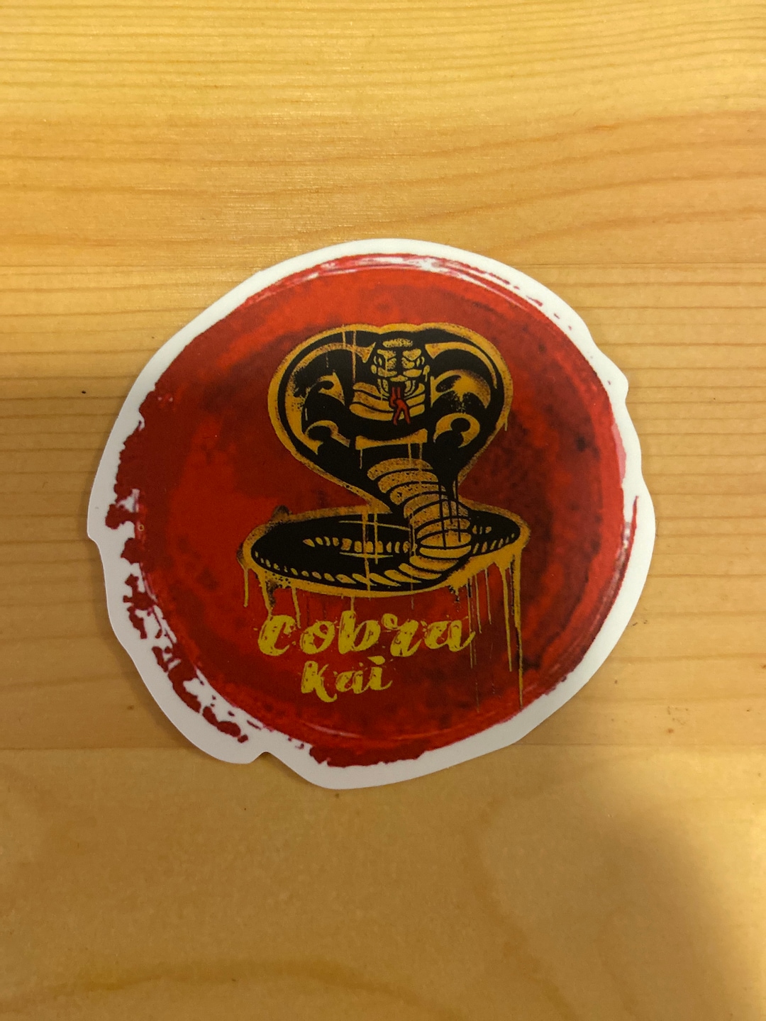 Cobra Kai Karate Kid Red Snake Logo Dojo Matte Vinyl Sticker Decal - Etsy