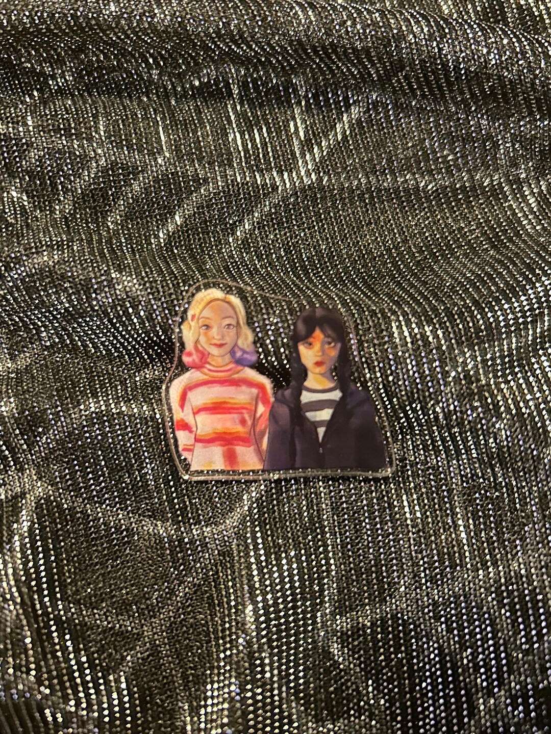 Wednesday Addams Enid Sinclair Best Friends Cartoon Goth Tim Burton ...