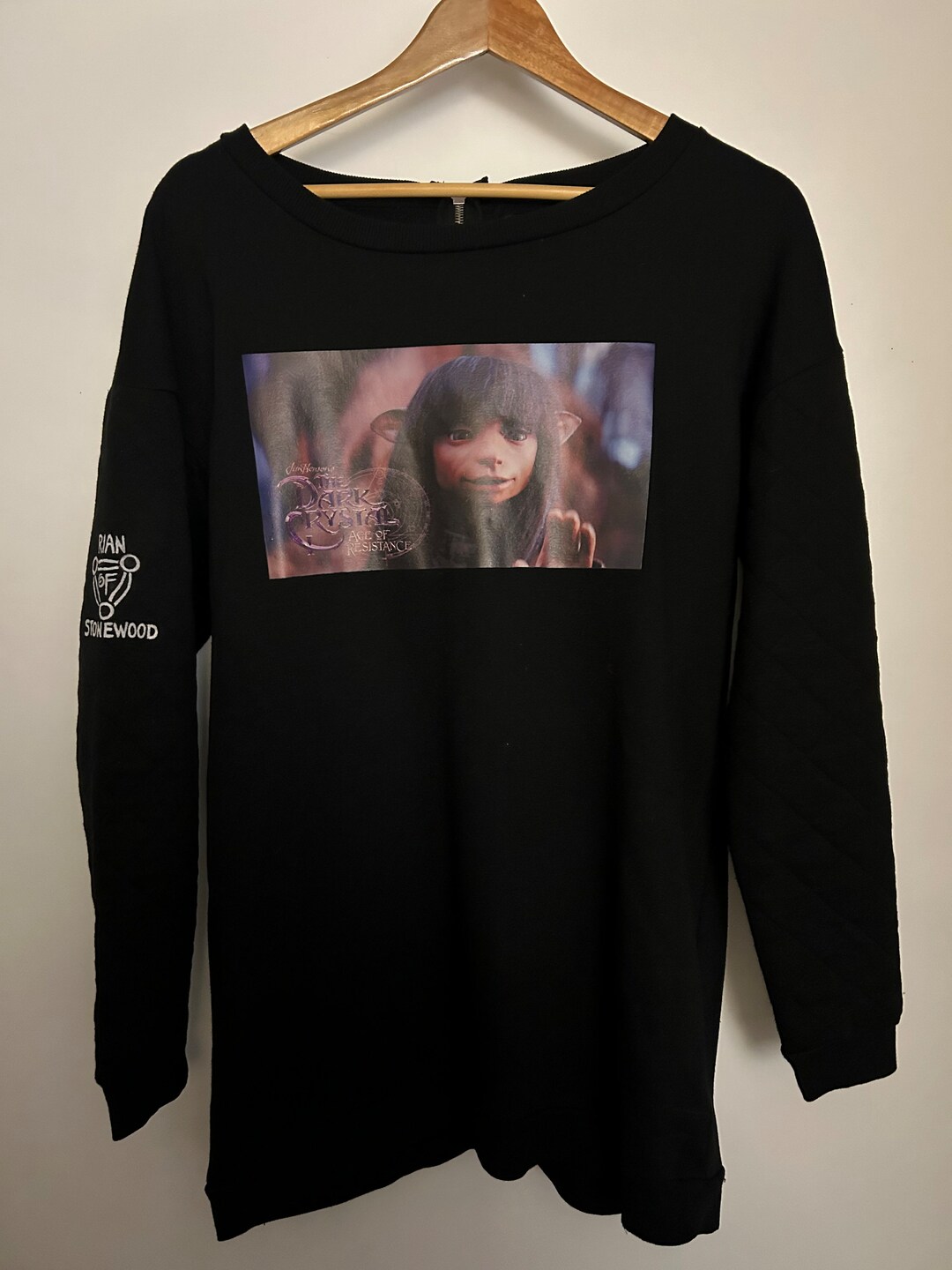 Custom Lux Blk Hand Painted Vinyl Heat Transfer Dark Crystal Age of ...