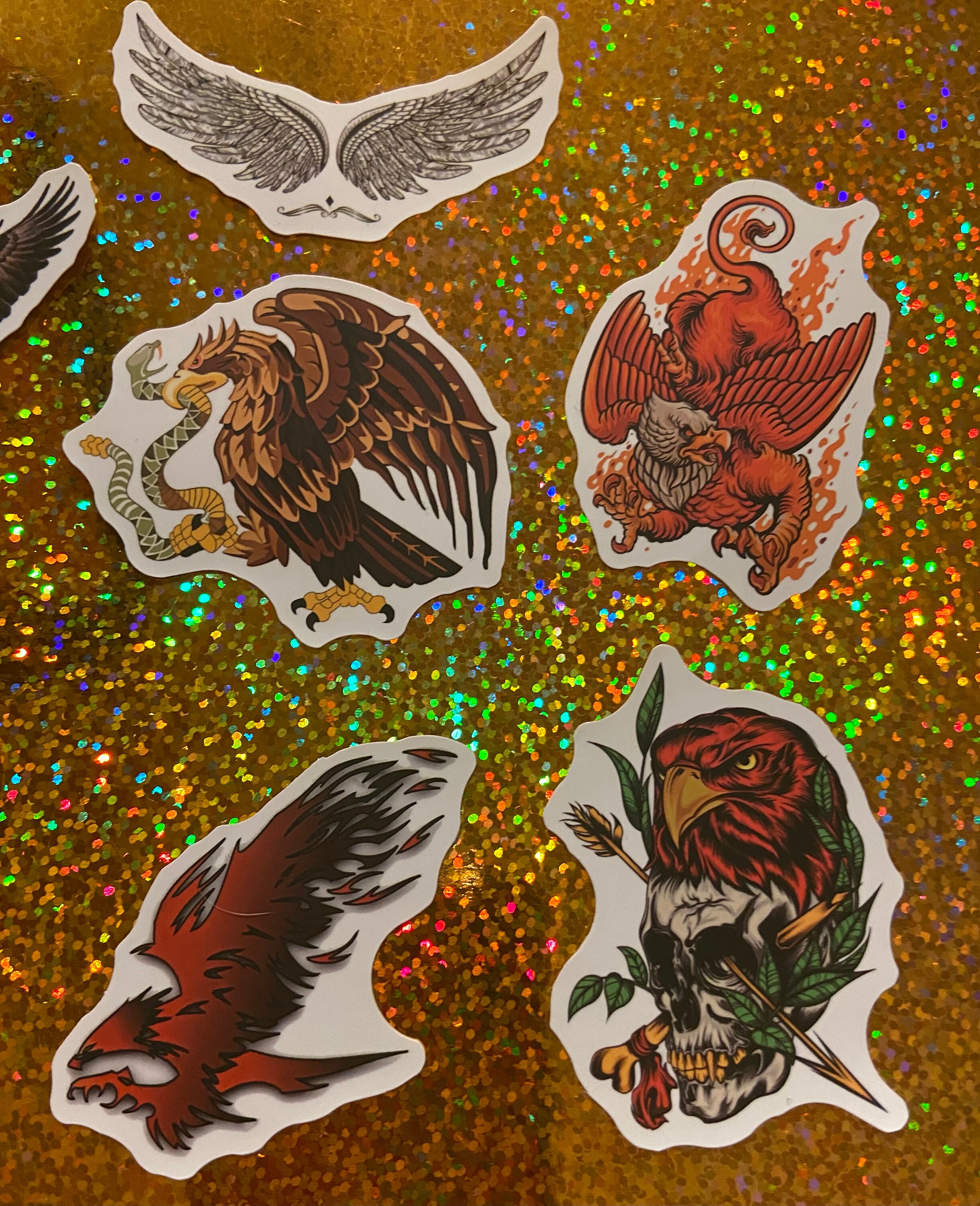 Set Of 6 Eagle Fang Karate Kid cobra kai release vinyl sticker | Etsy