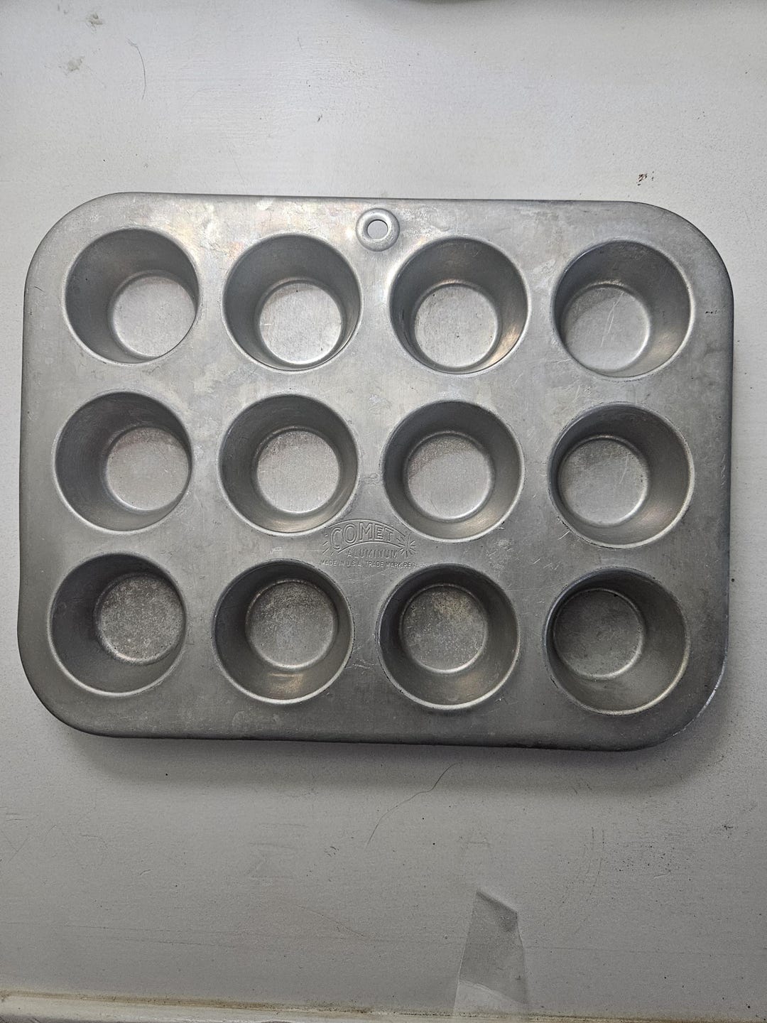 Vintage Comet Aluminum Mini Cupcake Tin - Muffin Tin - Baking Pan - Etsy