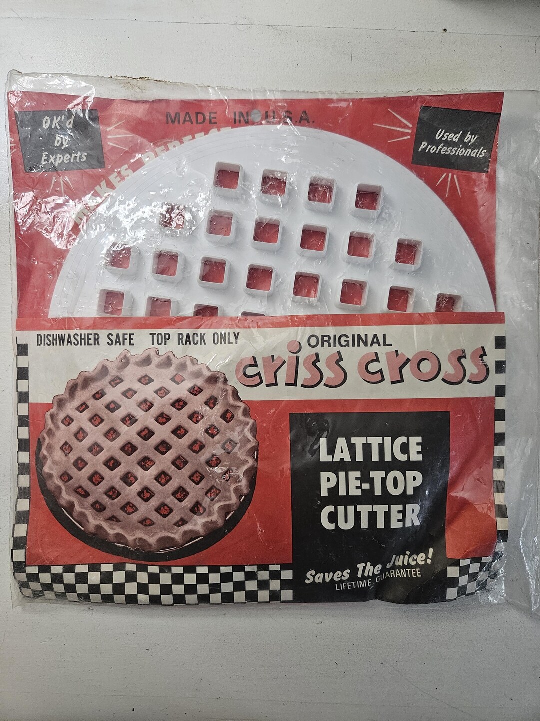 The Original Kris Kross Lattice Pie Top Cutter Made in the USA Vintage ...