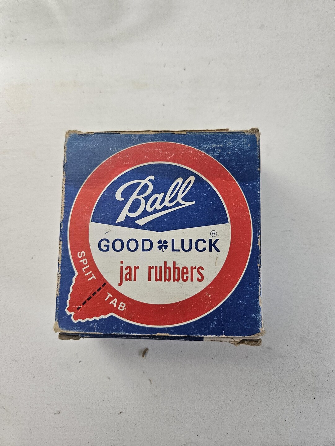 Vintage Ball Split Tab Regular Size Jar Rubbers for Wire Bail / Bale ...