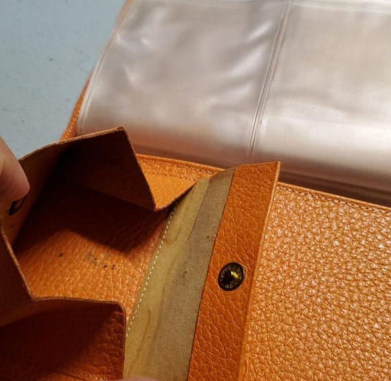 Princess Gardner Orange Pocket Secretary Wallet Mid C… - Gem