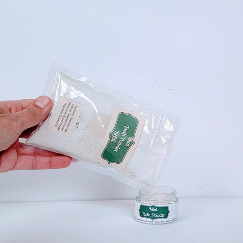 Natural Remineralizing Tooth Powder With Myrrh Resin Neem & - Etsy