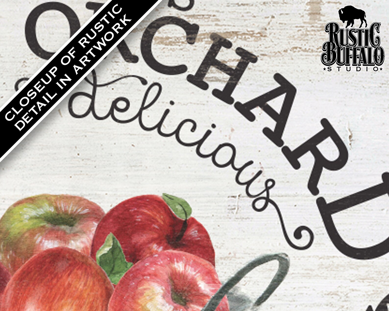 Autumn Fall Apple Picking Sign Modern Farmhouse Rustic Wall Decor ...