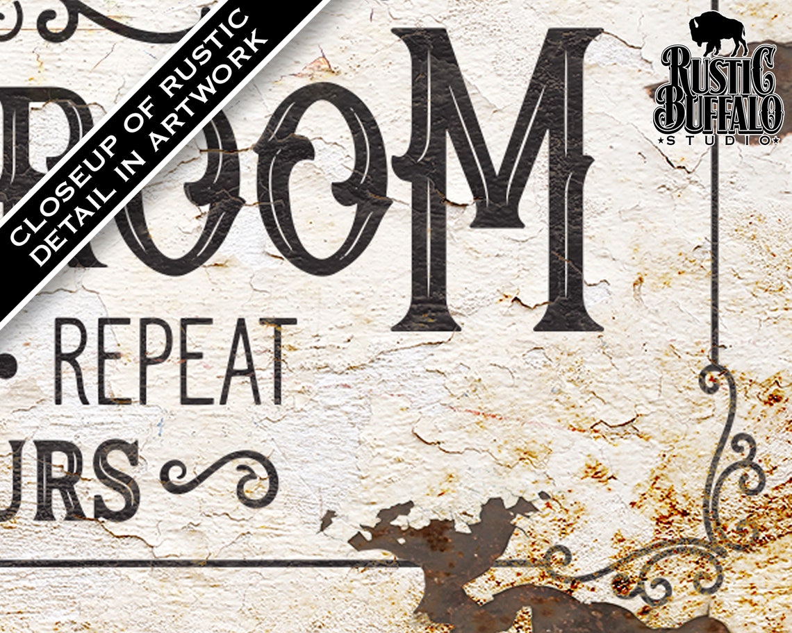 Personalized Family Laundry Room Sign Modern Farmhouse Rustic Wall ...