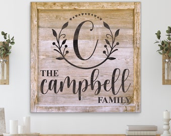 Personalized General Store Sign Modern Farmhouse Rustic Wall Decor ...