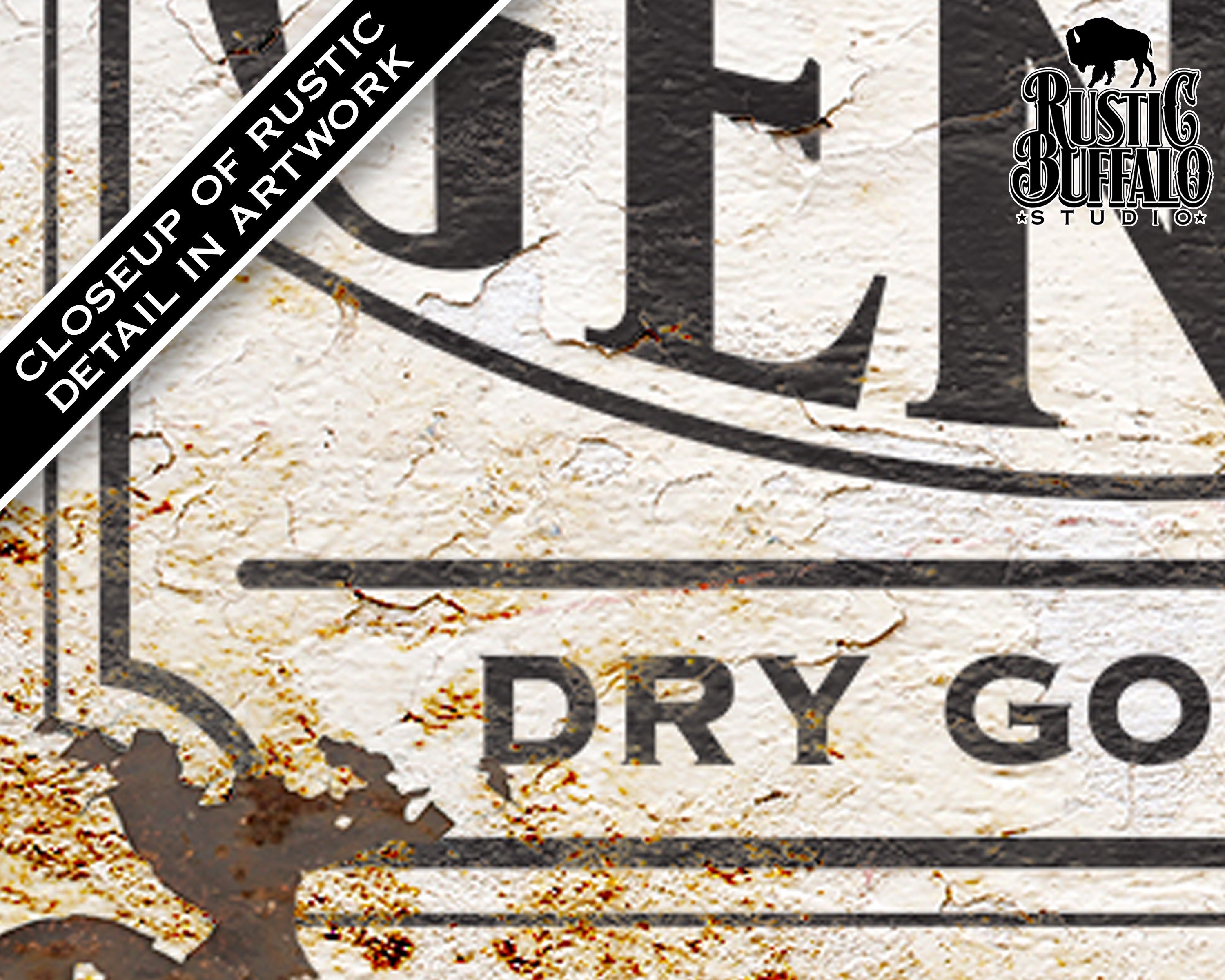 Personalized General Store Sign Modern Farmhouse Rustic Wall Decor ...