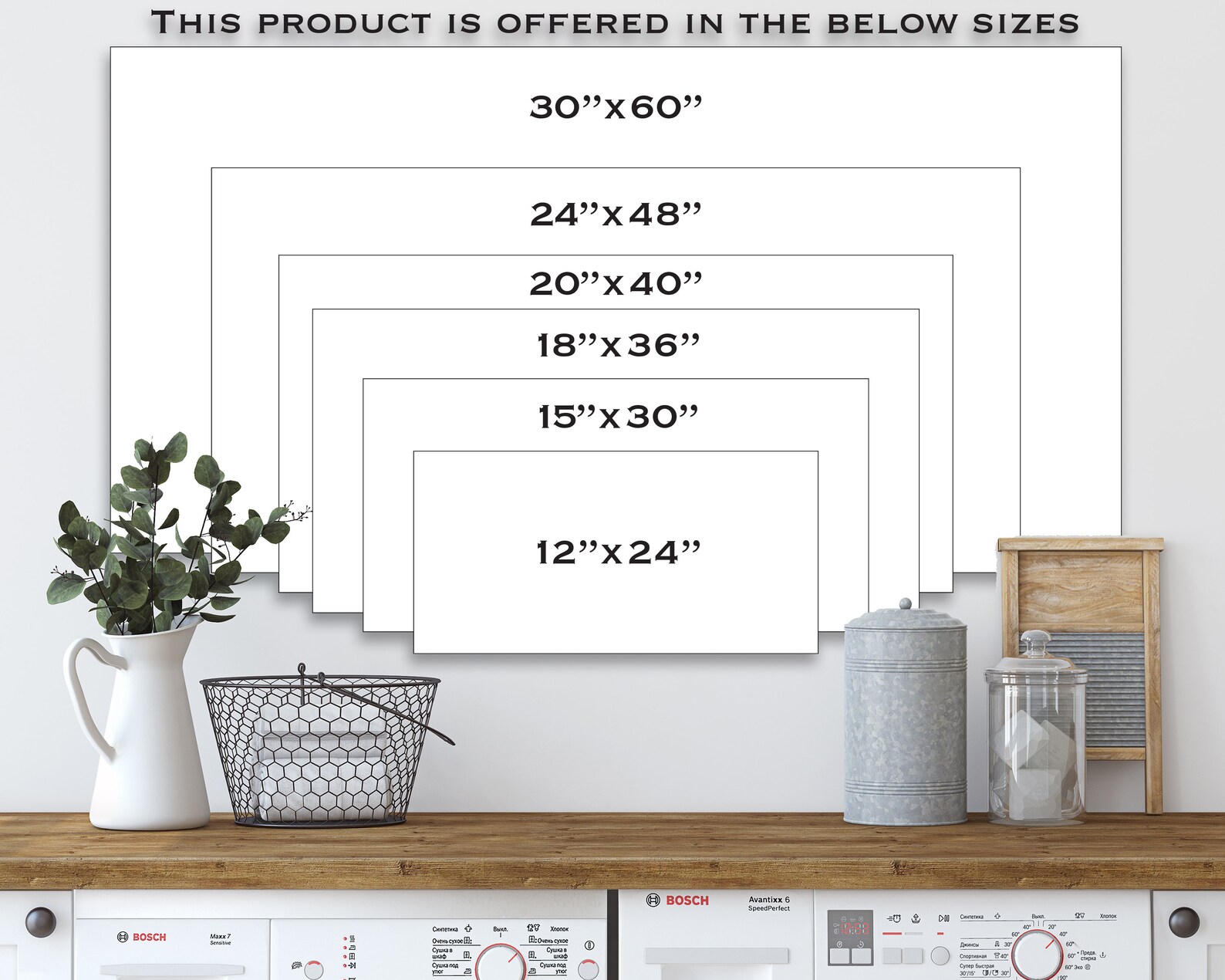 Personalized Family Laundry Room Sign Modern Farmhouse Rustic Wall ...