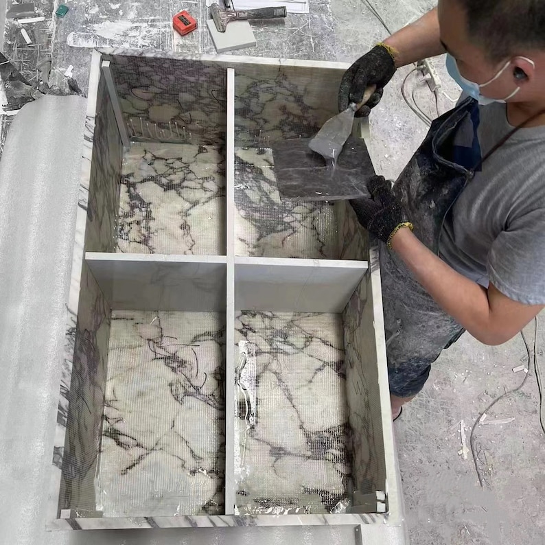 Calacatta Viola Marble Coffee Table Marble Side Table - Etsy