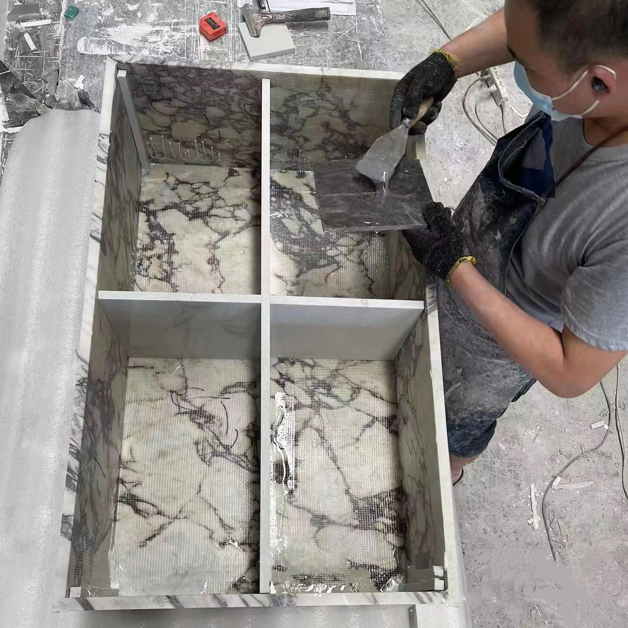 Calacatta Viola Marble Coffee Table Marble Side Table - Etsy