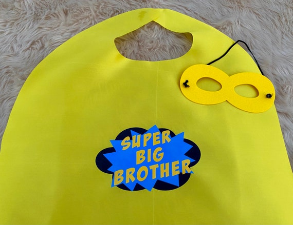 Big Brother Gift Superhero Super Big Brother Cape Sibling | Etsy