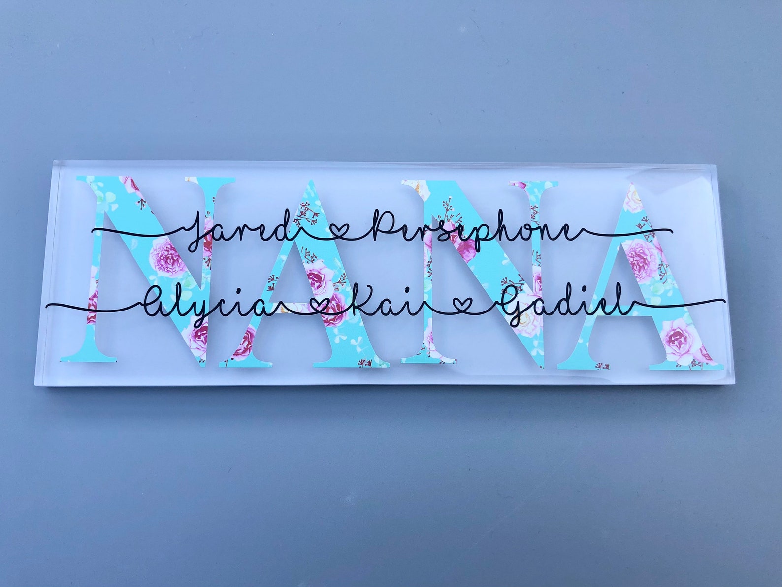 Personalized Mom Tile Mothers Day Glass Tile | Etsy