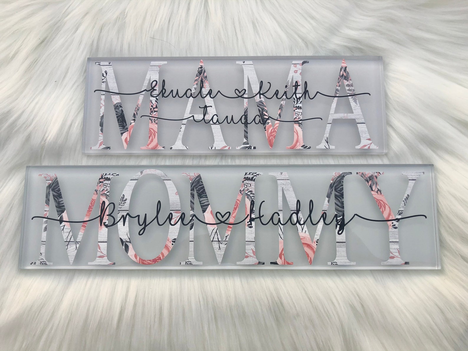 Personalized Mom Tile Mothers Day Glass Tile - Etsy