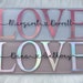 Personalized Love Tile, Home Decor Sign for Couple, Valentines Day Gift ...