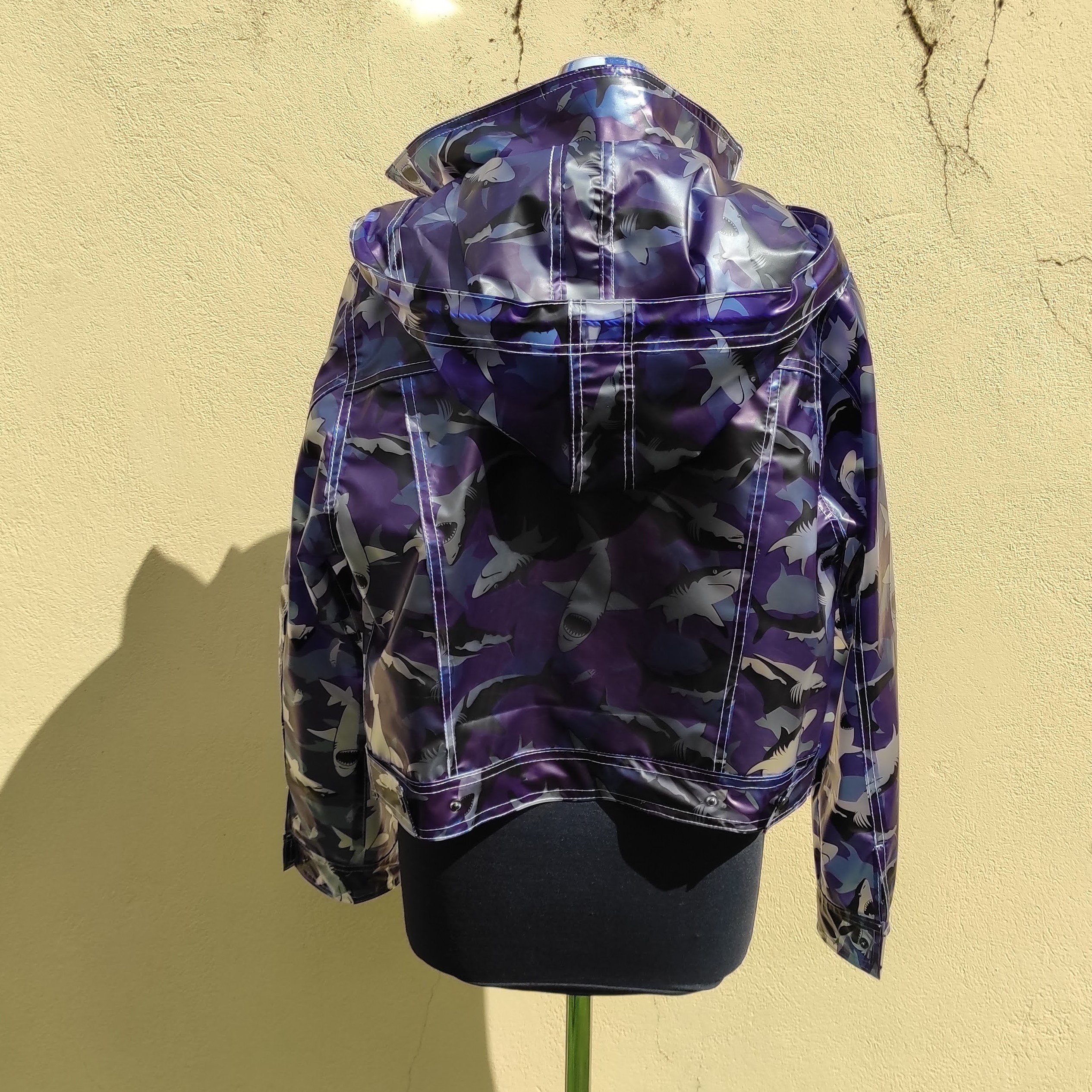 Vinyl Jacket. PVC Semi-transparent Anorak. - Etsy