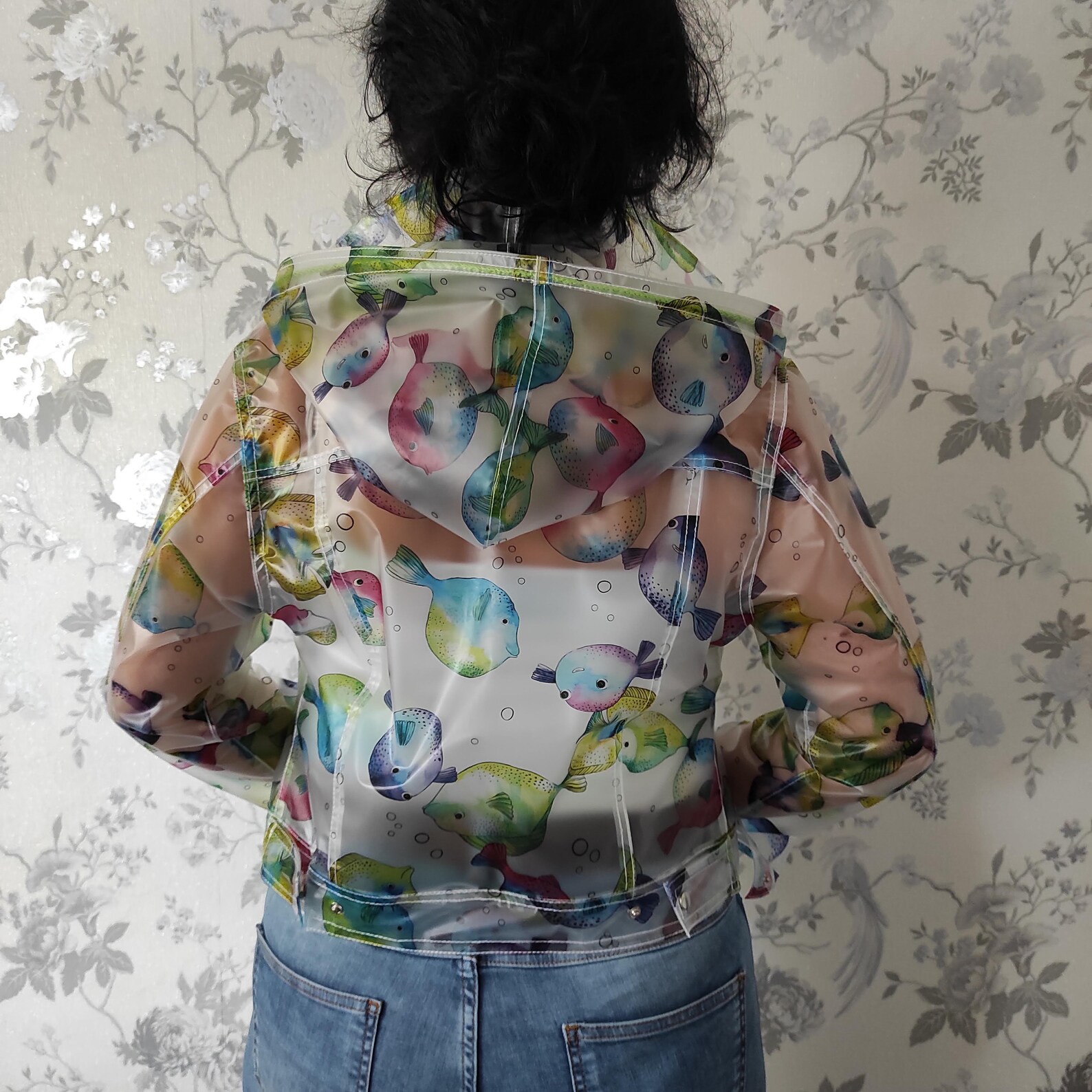 Vinyl Jacket. PVC Semi-transparent Anorak. - Etsy