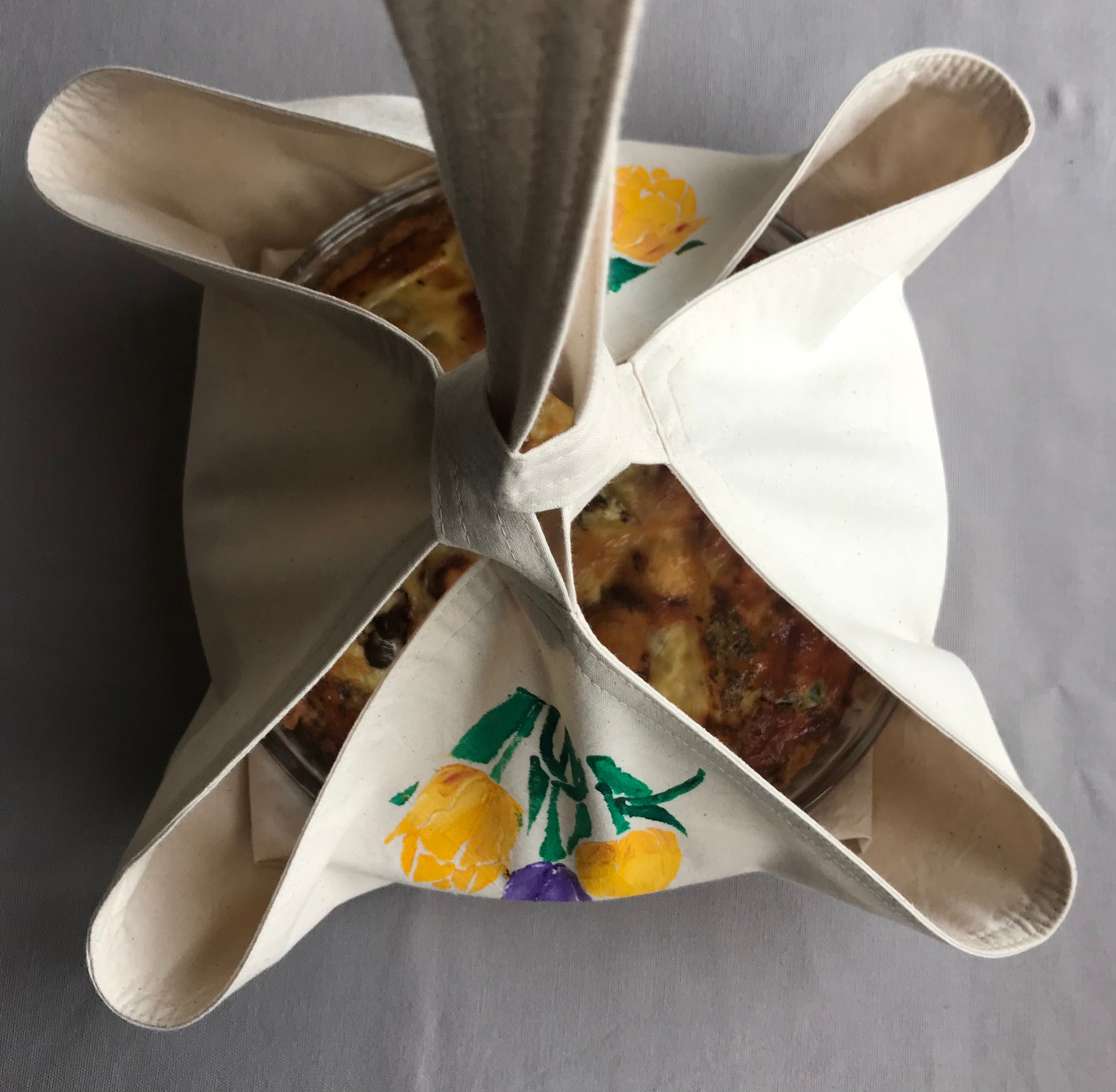 Cake Carrier. Reusable Pie Bag or Casserole Tote. - Etsy