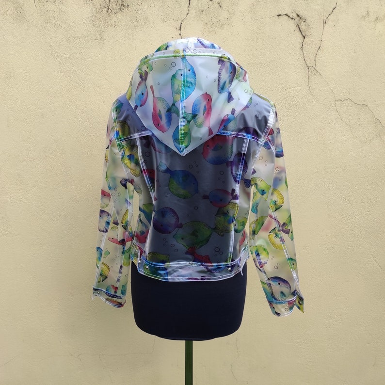 Vinyl Jacket. PVC Semi-transparent Anorak. - Etsy