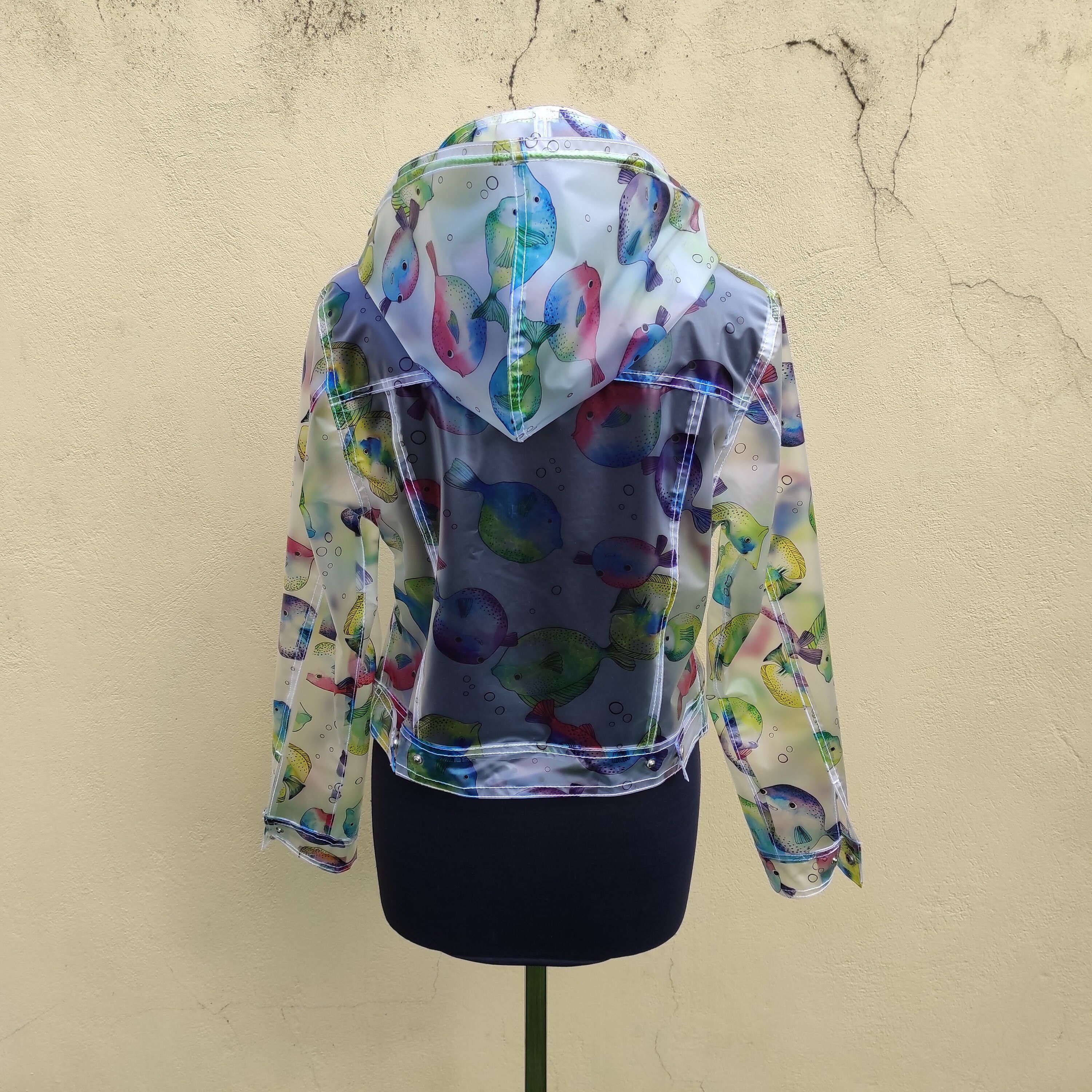 Vinyl Jacket. PVC Semi-transparent Anorak. - Etsy