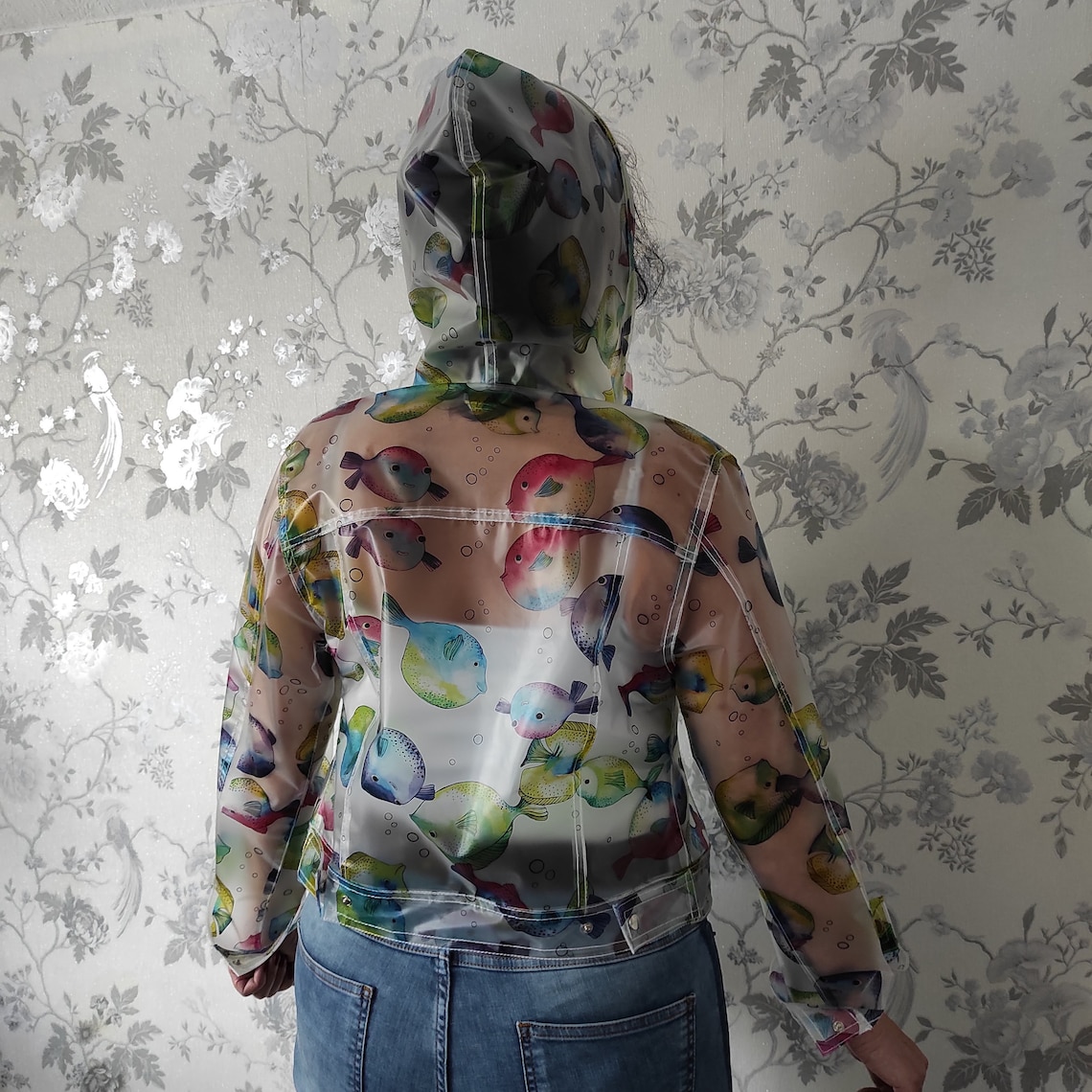 Vinyl Jacket. PVC Semi-transparent Anorak. - Etsy