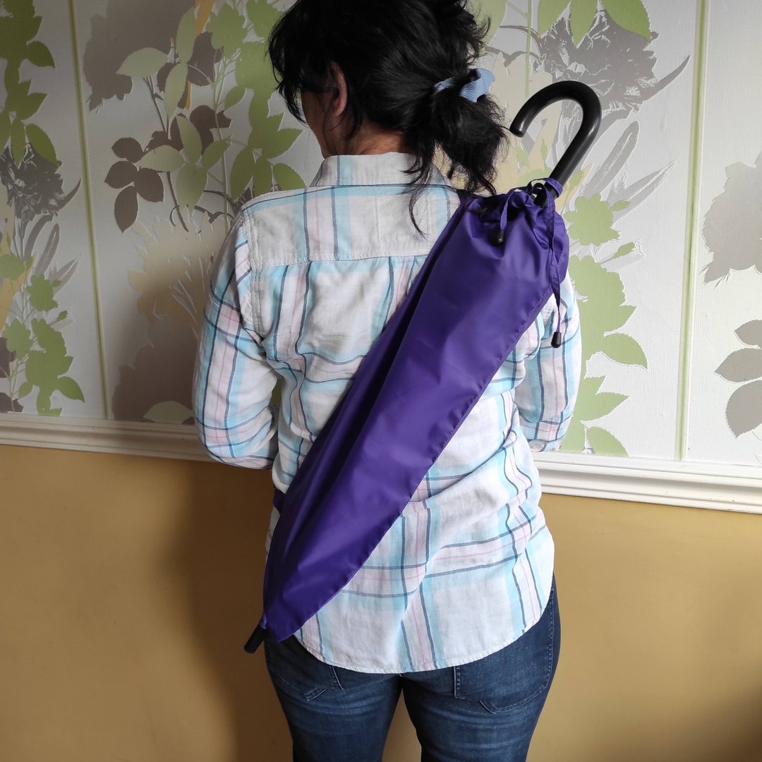 Parasol Holster. Shoulder Strap Bag for Umbrella. Purple. - Etsy
